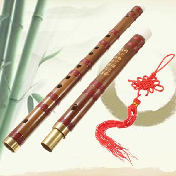 main chinoise musical instrument d bambou clé flûte 61mm traditionnelle ...